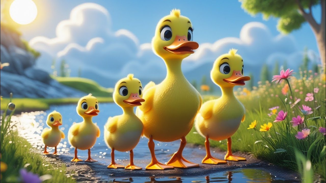 3d five little ducks - Youtube Kids