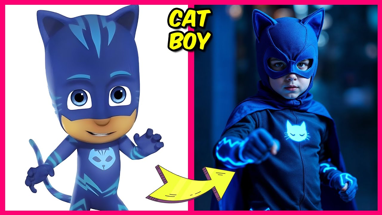 real life versions of pj masks - Youtube Kids