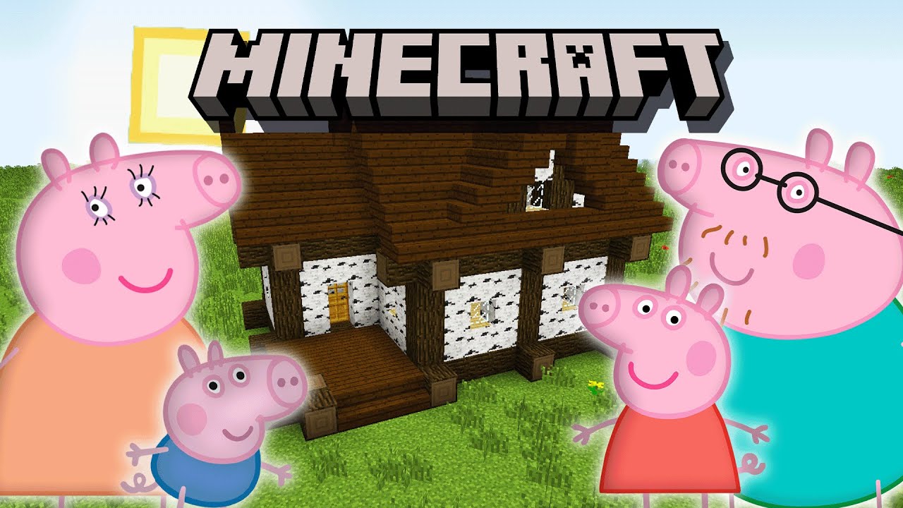 Peppa Pig Family Play Minecraft 147 - Youtube Kids