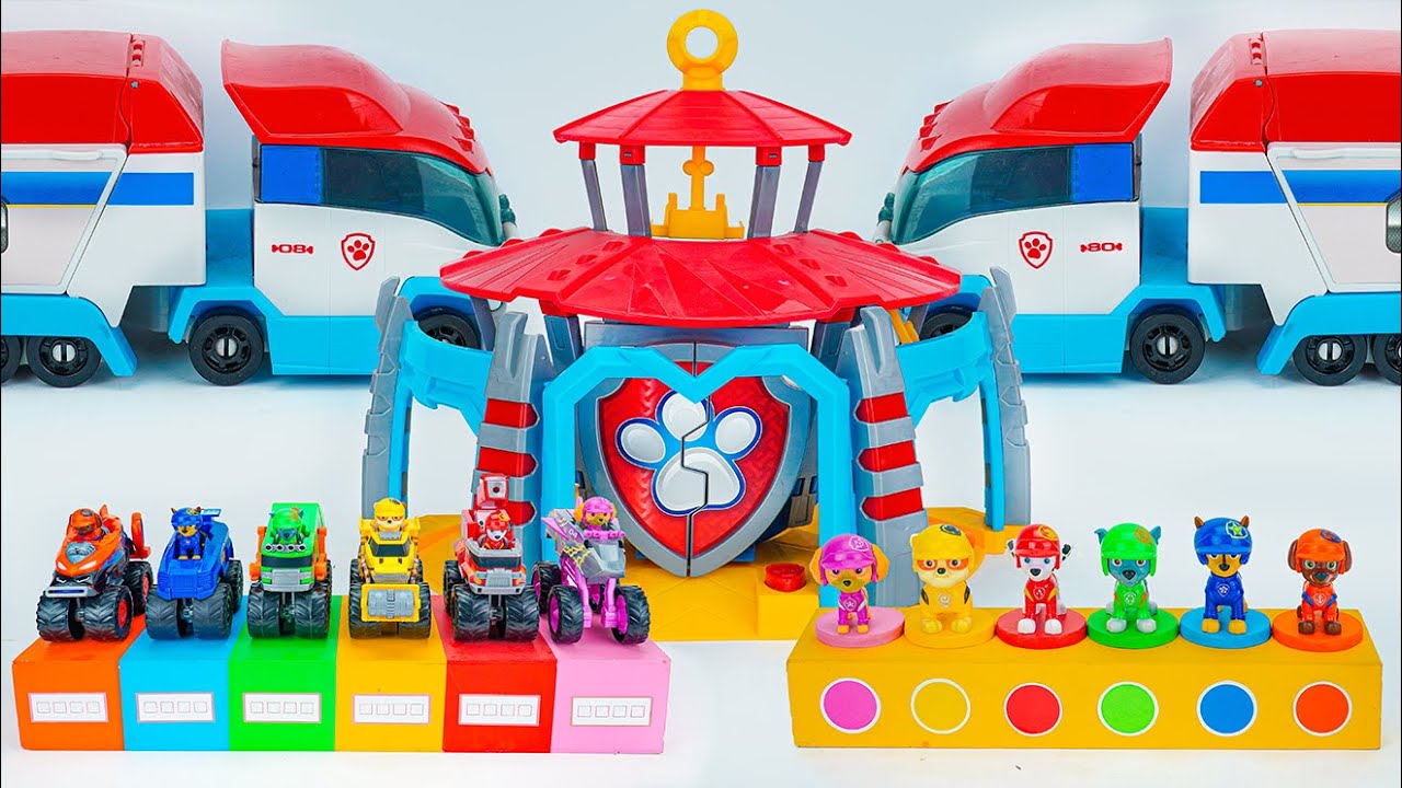 Unboxing Super Cool Paw Patrol Toys Collection - Youtube Kids