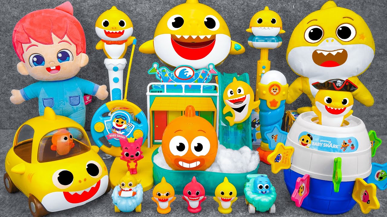 Satisfying Baby Shark Pop-up Pirate Lucky Game Playset - Youtube Kids