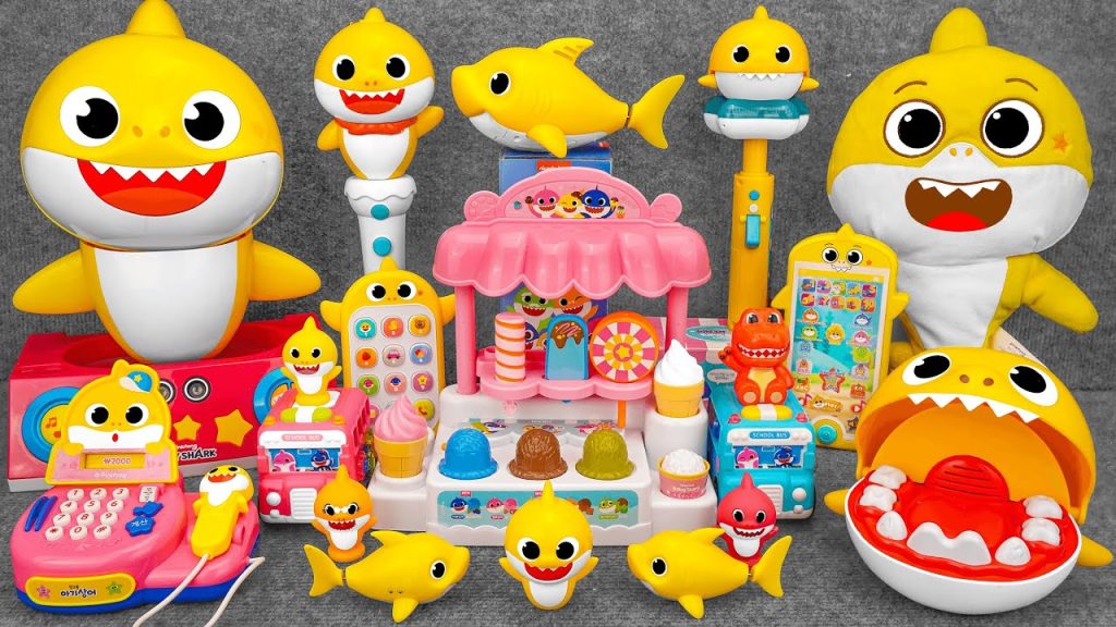 Unboxing Baby Shark Ice Cream Playset - Youtube Kids
