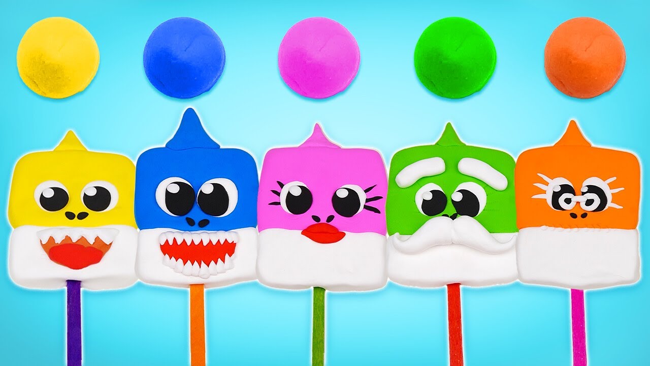 baby shark clay making - Youtube Kids