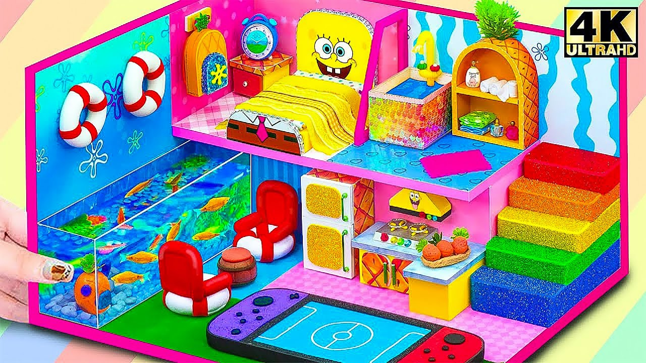 Mini SpongeBob House - Youtube Kids