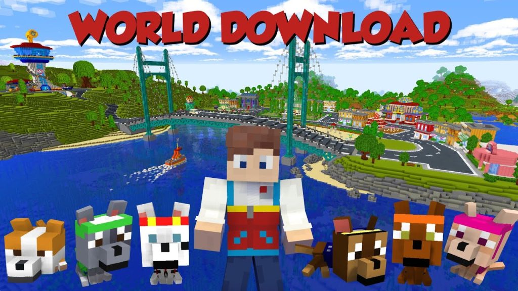 Minecraft Paw Patrol World Tour - Youtube Kids