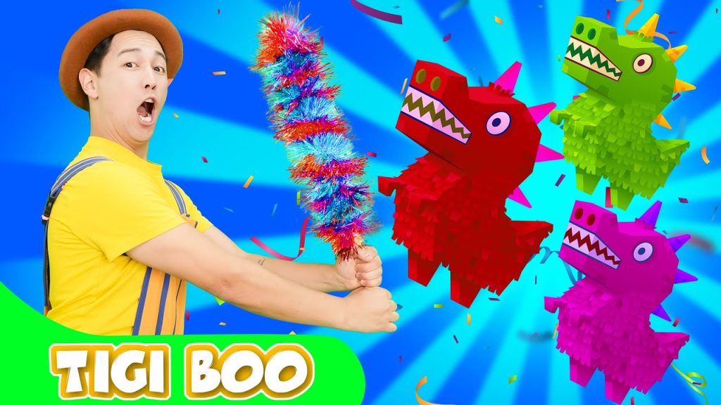 Piñata with Fruits Inside! 😋 | Tigi Boo Kids Songs - Youtube Kids