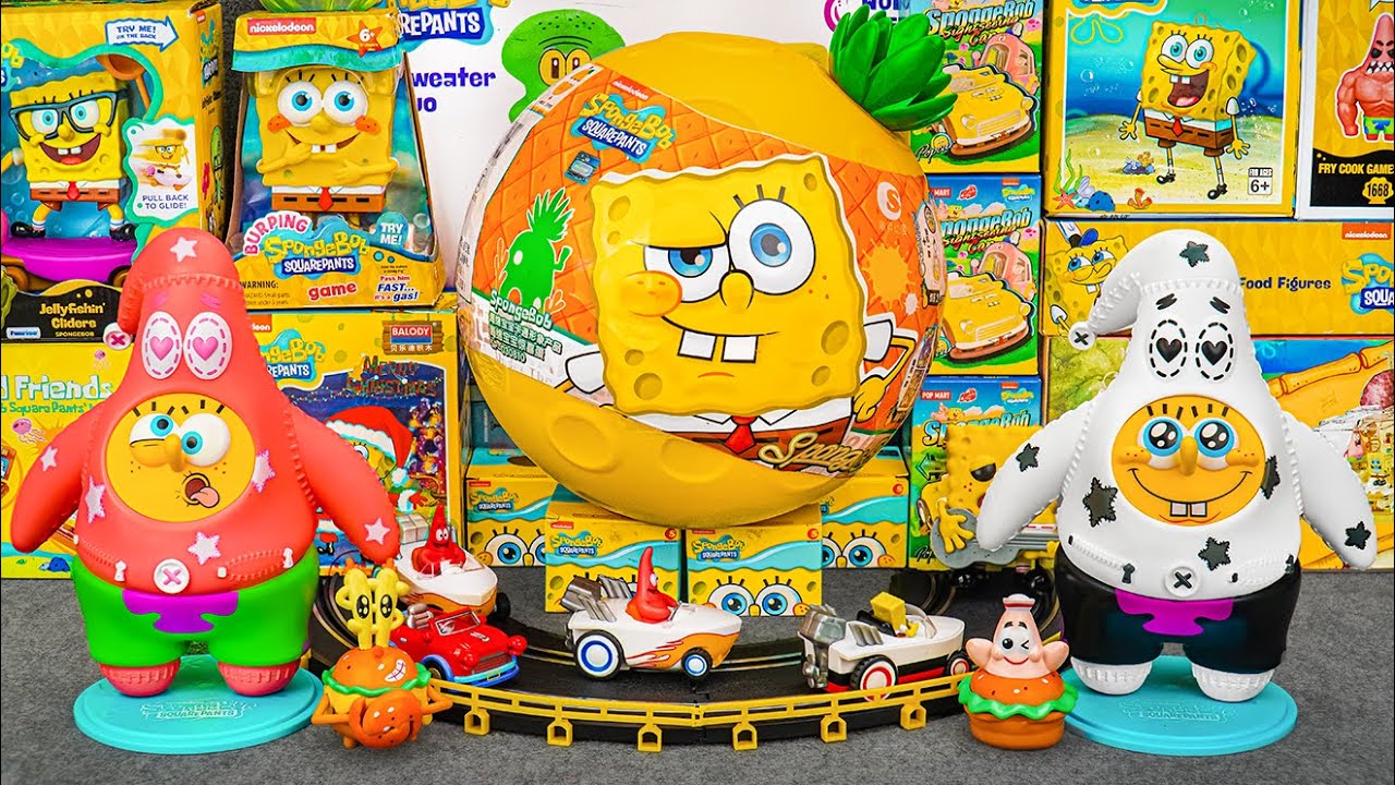 Ultimate SpongeBob ASMR Unboxing | Toy Playset Relaxation 🧽 No Talking ...