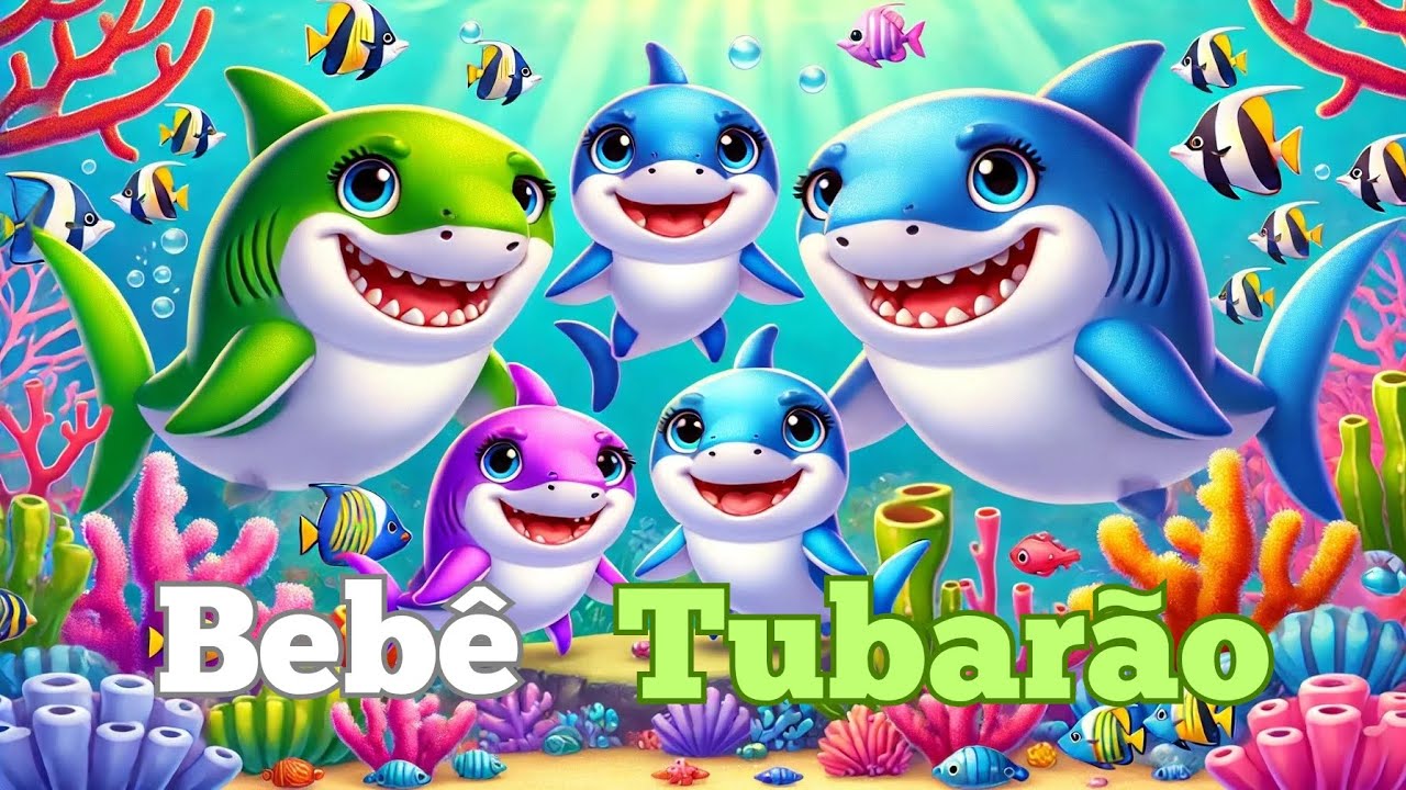 cantando bebê tubarão em portugues - Youtube Kids