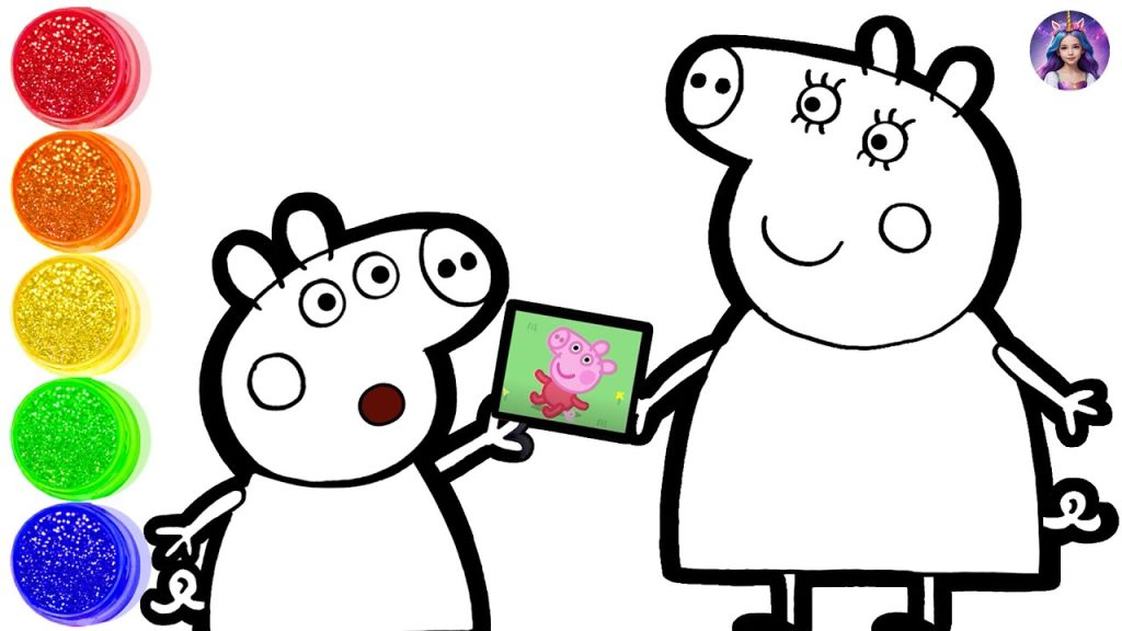 peppa pig drawing - Youtube Kids