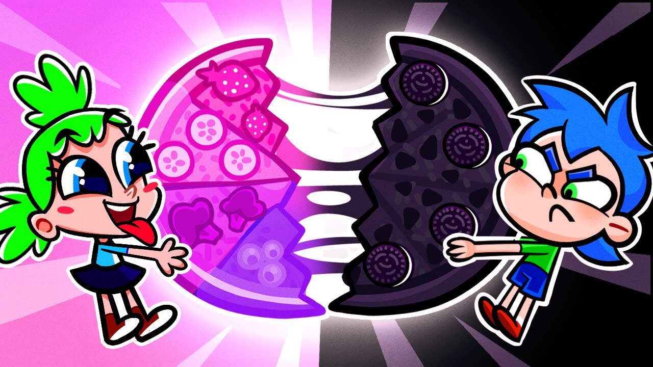pink vs black - Youtube Kids