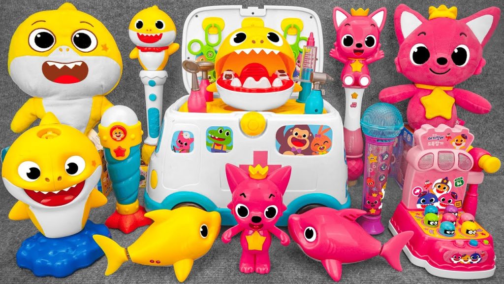 Satisfying Unboxing Baby Shark Doctor Toys ASMR - Youtube Kids