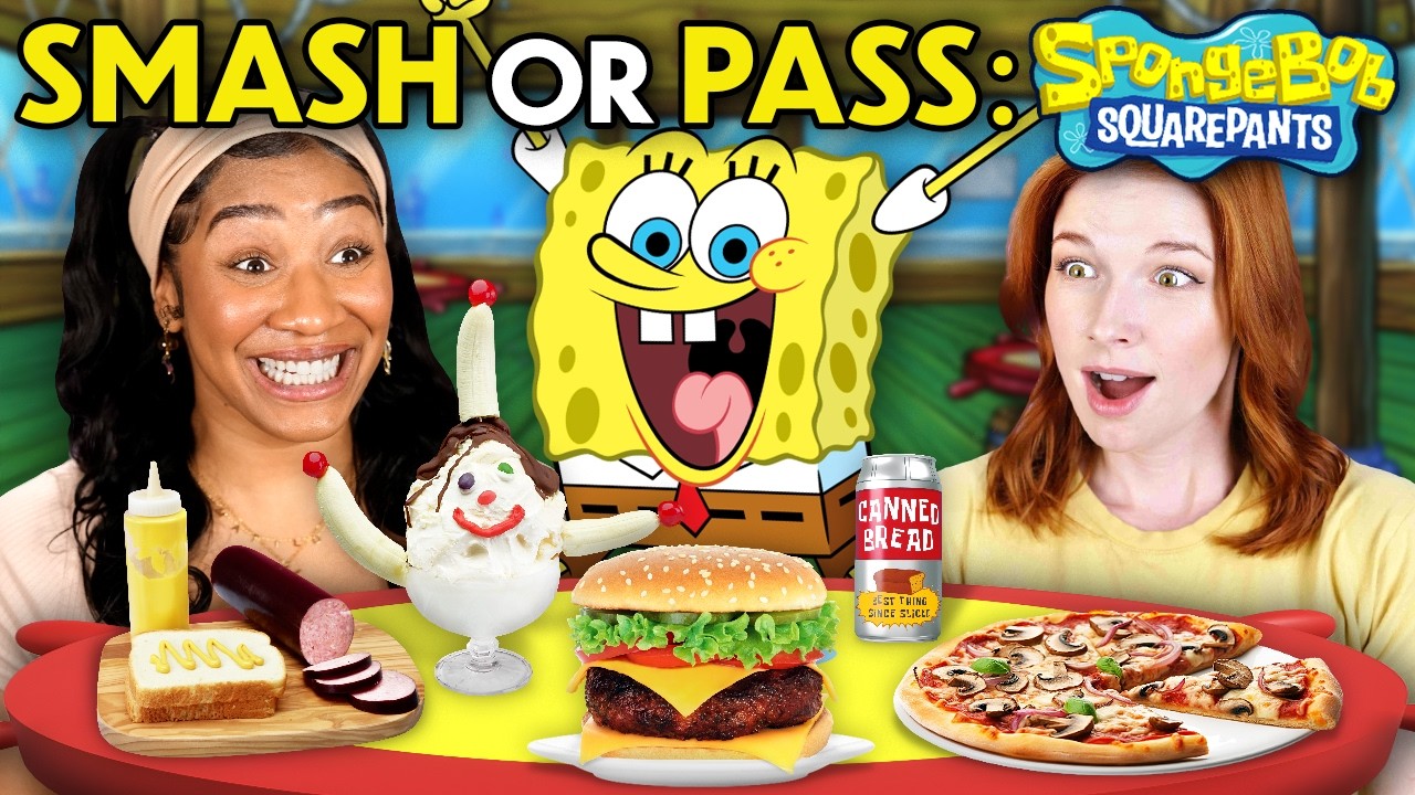 recreating food from cartoons - Youtube Kids