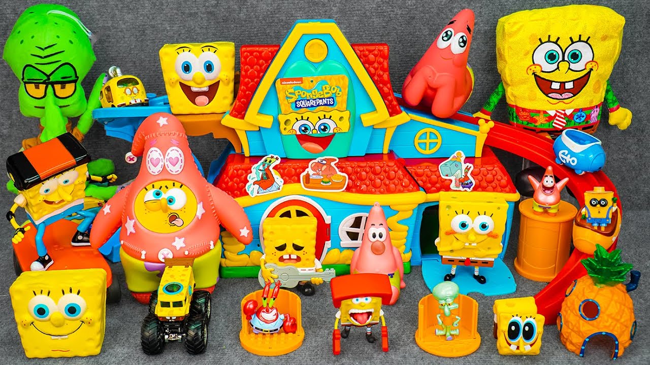Ultimate ASMR SpongeBob Relaxation Unboxing | TOY PLAYSET ASMR ...