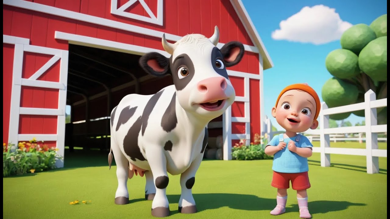 Baby Cow Say Moo Moo Moo - Youtube Kids