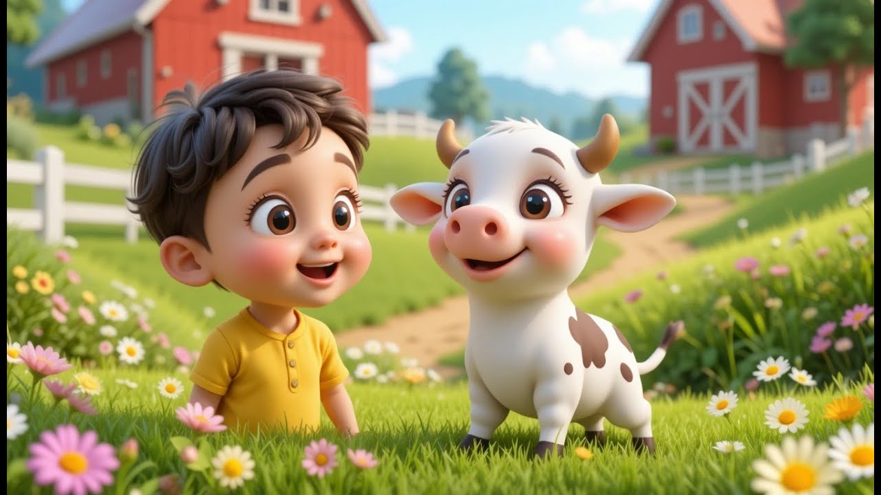 Baby Cow Say Moo Moo Moo - Youtube Kids