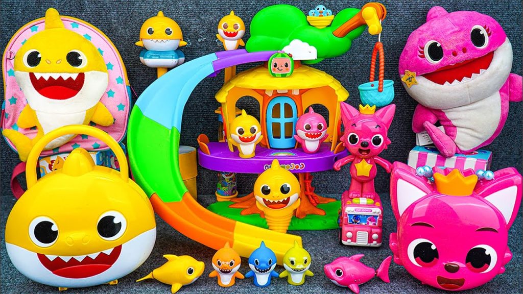 Satisfying Unboxing NO TALKING Baby Shark Treehouse Playset - Youtube Kids