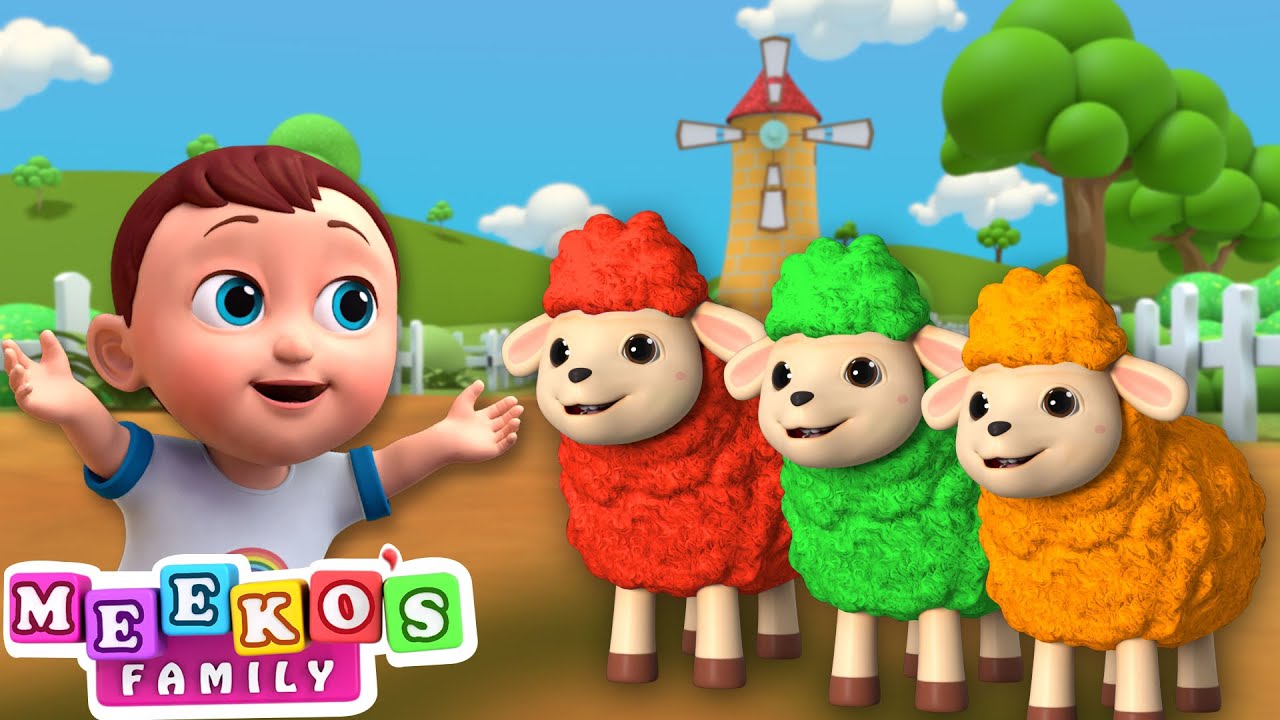 five colorful sheep song - Youtube Kids