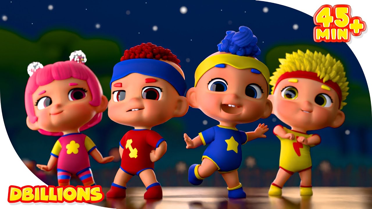 my name is with baby db | mega compilation | d billions kids songs ...