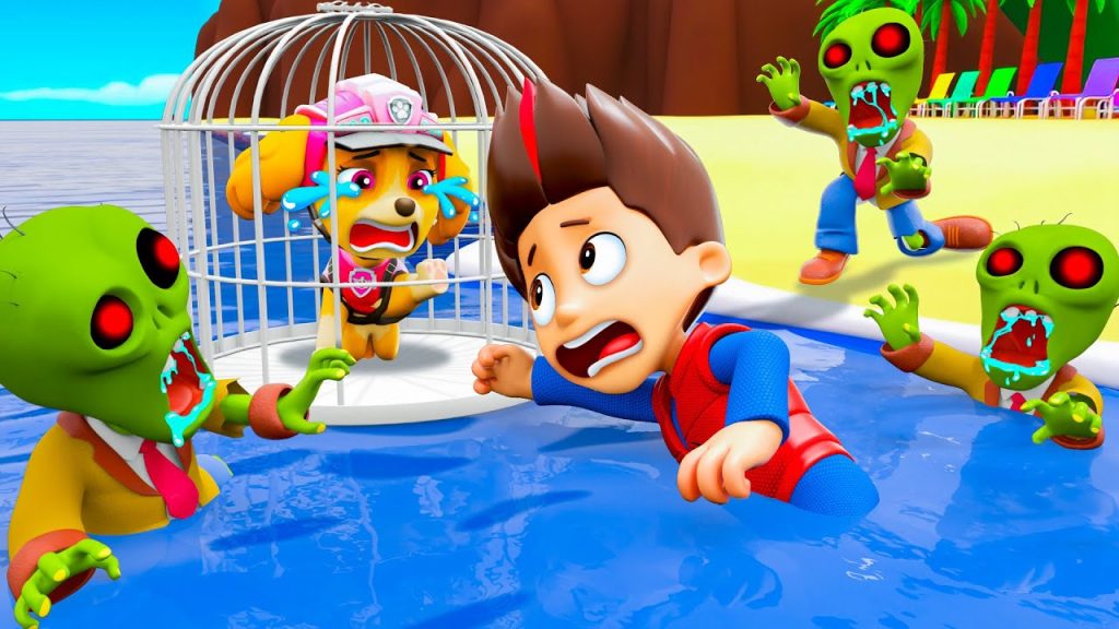 Ryder Rescue Skye From Zombie - Youtube Kids