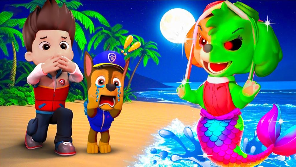 Skye Turns Into Mermaid Zombie - Youtube Kids