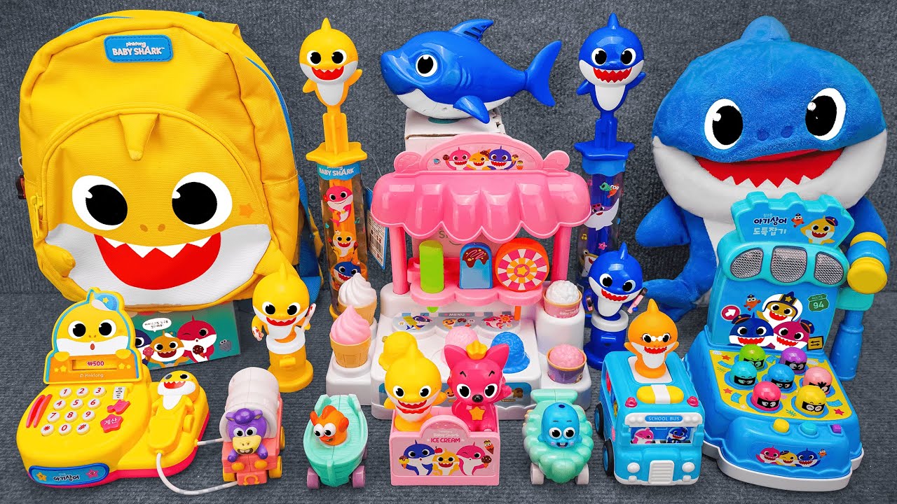 Unboxing Baby Shark Ice Cream Store Playset - Youtube Kids
