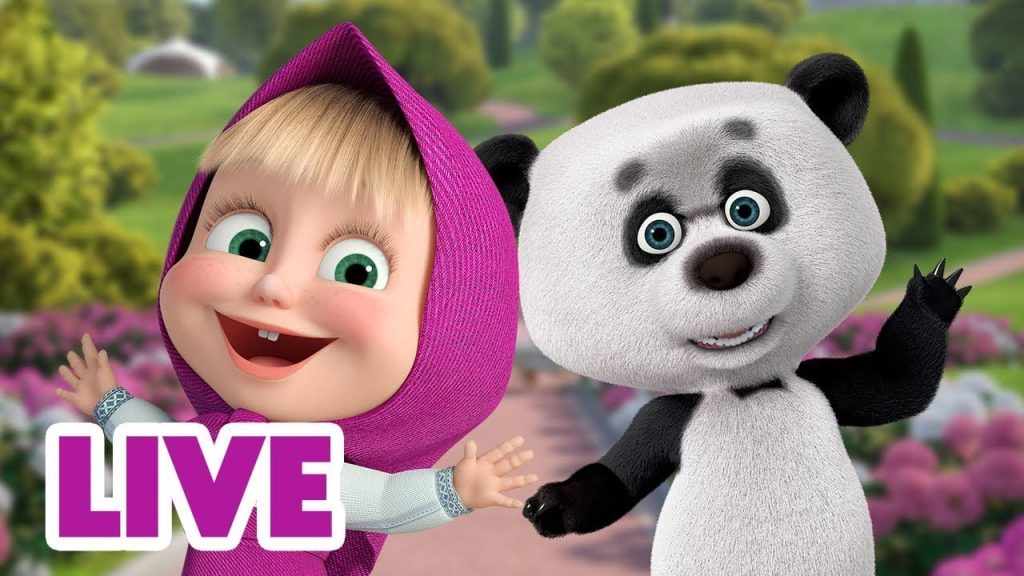 Masha Meets Panda - Youtube Kids
