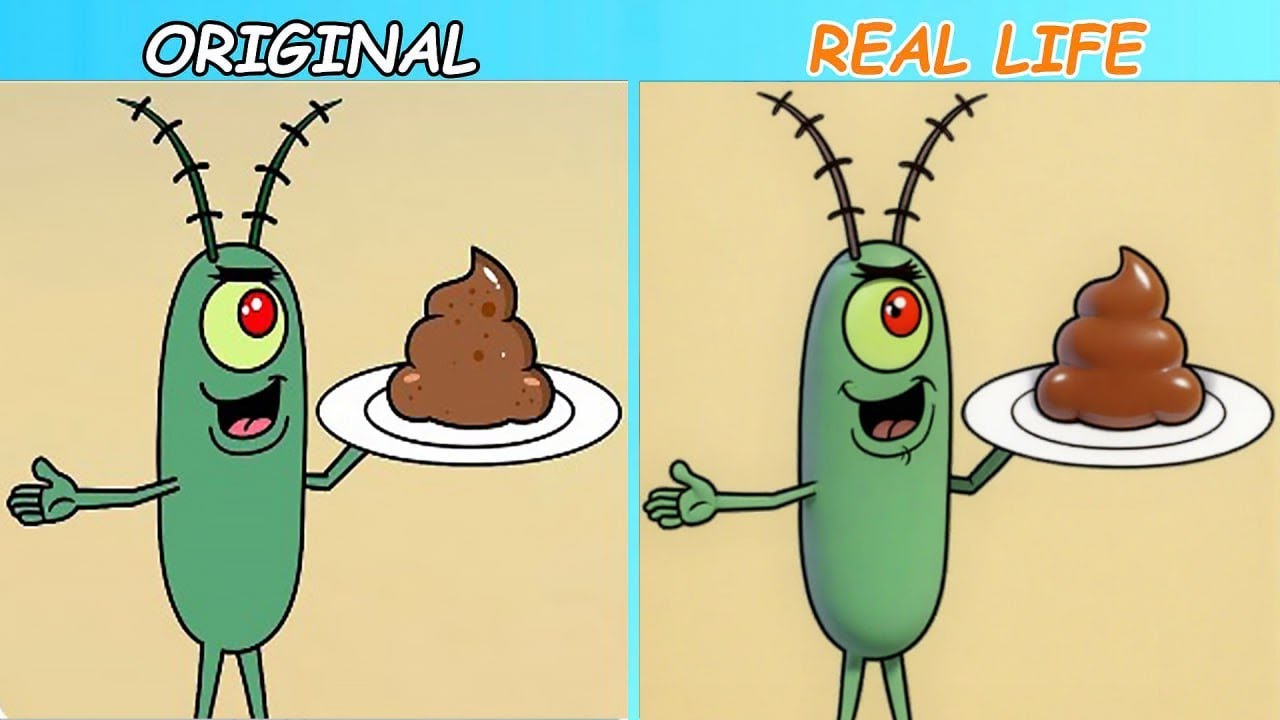 Original vs Real life - Youtube Kids