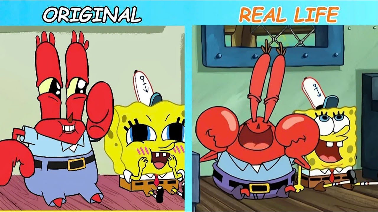 Original vs Real life - Youtube Kids