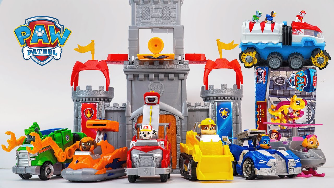 Unboxing Paw Patrol Rescue Knight Tower - Youtube Kids