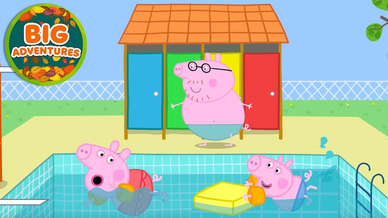 Peppa Pig Swimming - Youtube Kids