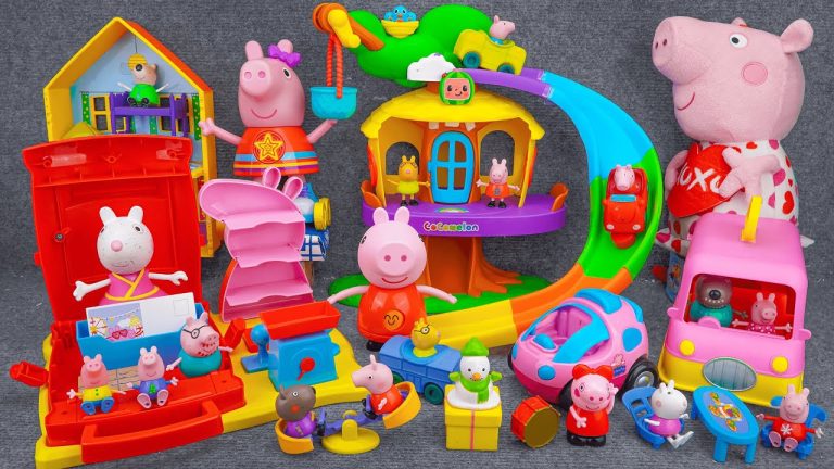 98 Minutes of Satisfying ASMR Unboxing | Adorable Peppa Pig Treehouse ...