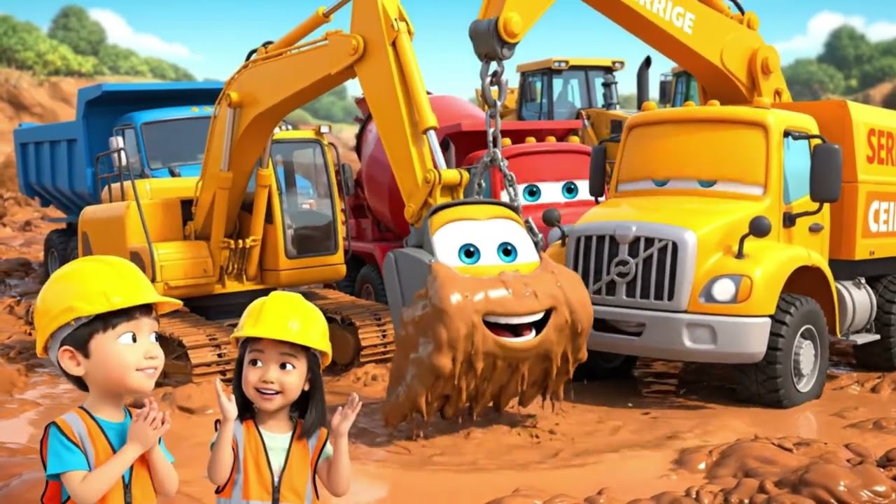 excavator song for kids - Youtube Kids