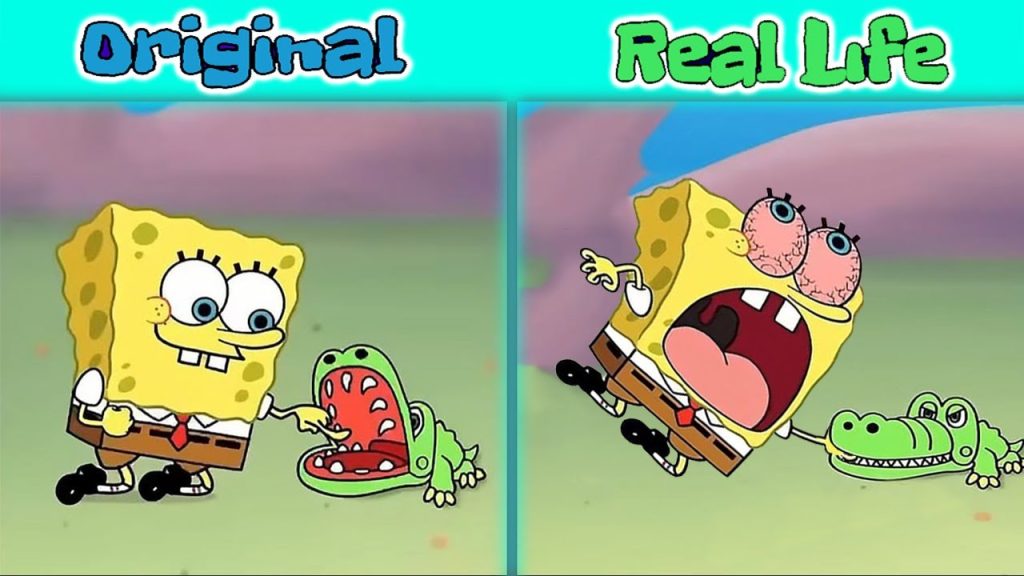spongebob in real life - Youtube Kids