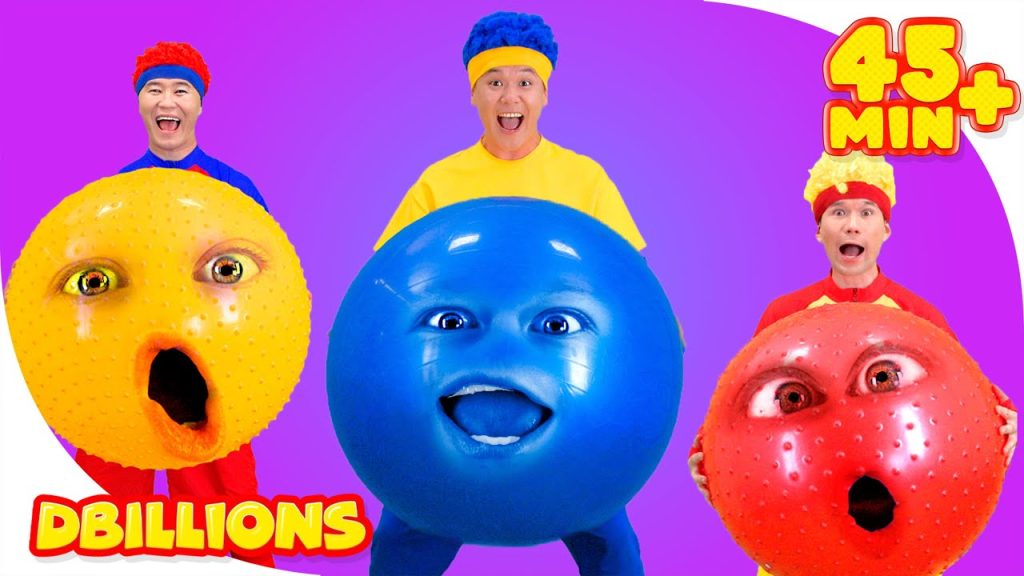 taka dance with balloons! | mega compilation | d billions kids songs ...