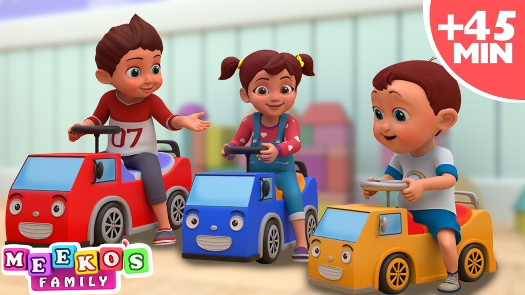 Baby Meeko's Ten Big Colorful Buses Song - Youtube Kids