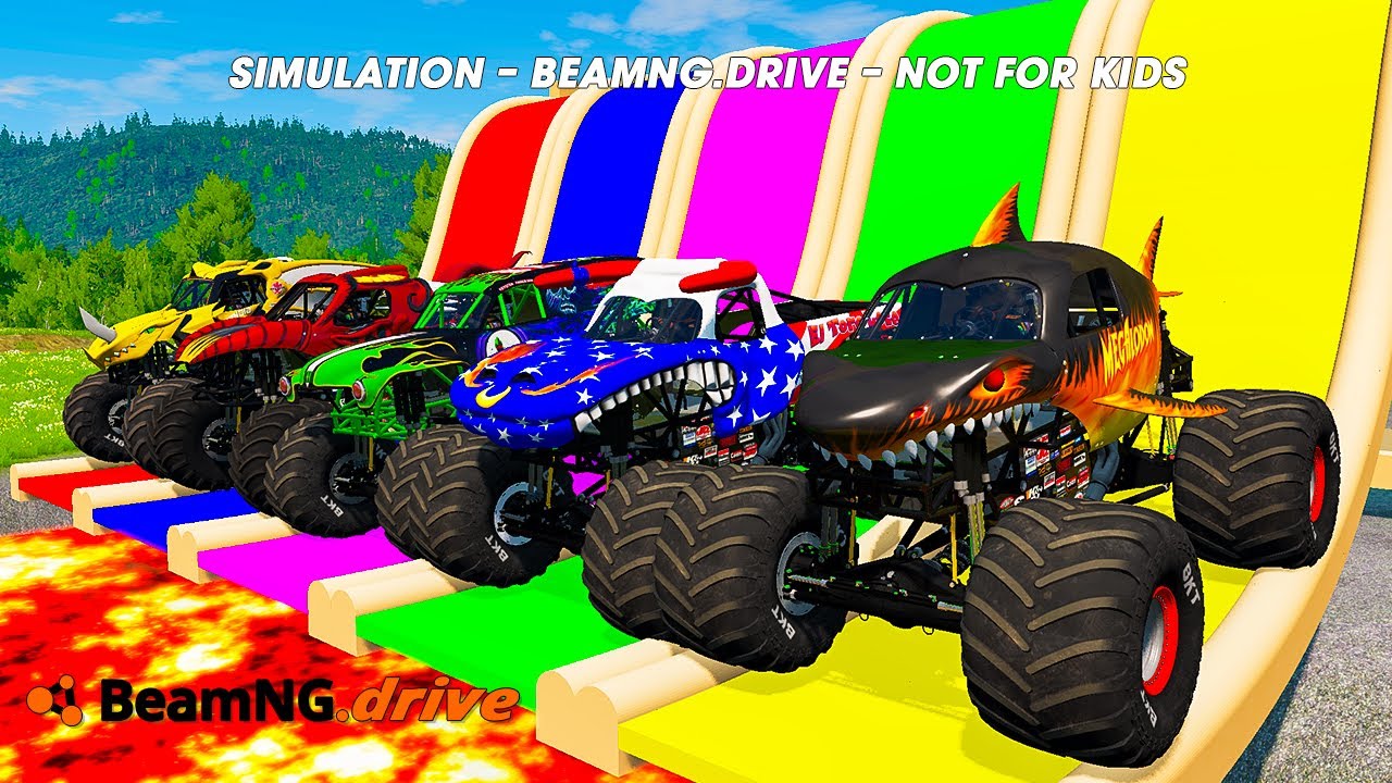 car vs slide - Youtube Kids