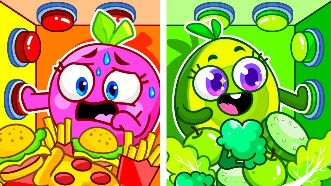 Healthy Vs Junk Food Challenge Kids