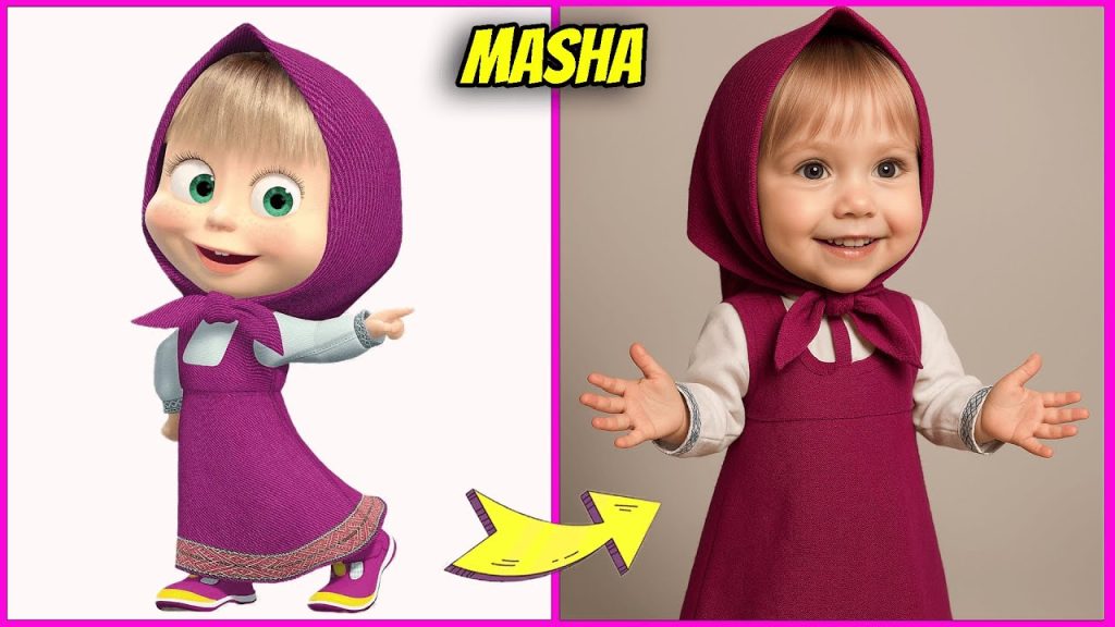 masha and the bear in reallife - Youtube Kids