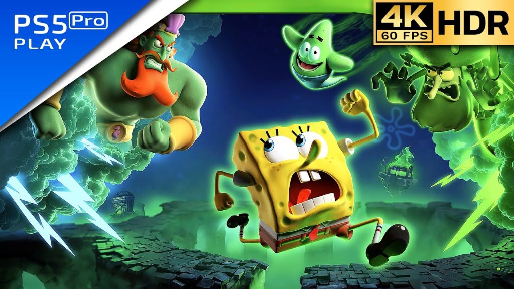 spongebob squarepants titans of the tide 4k 60 fps - Youtube Kids