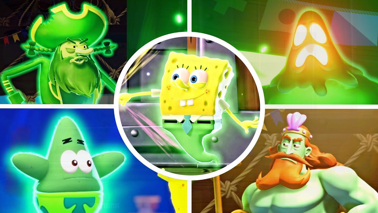 SpongeBob: Titans of the Tide All Bosses - Youtube Kids