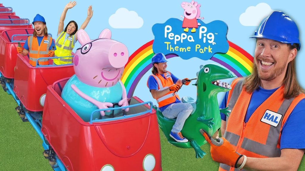 Peppa Pig rides - Youtube Kids