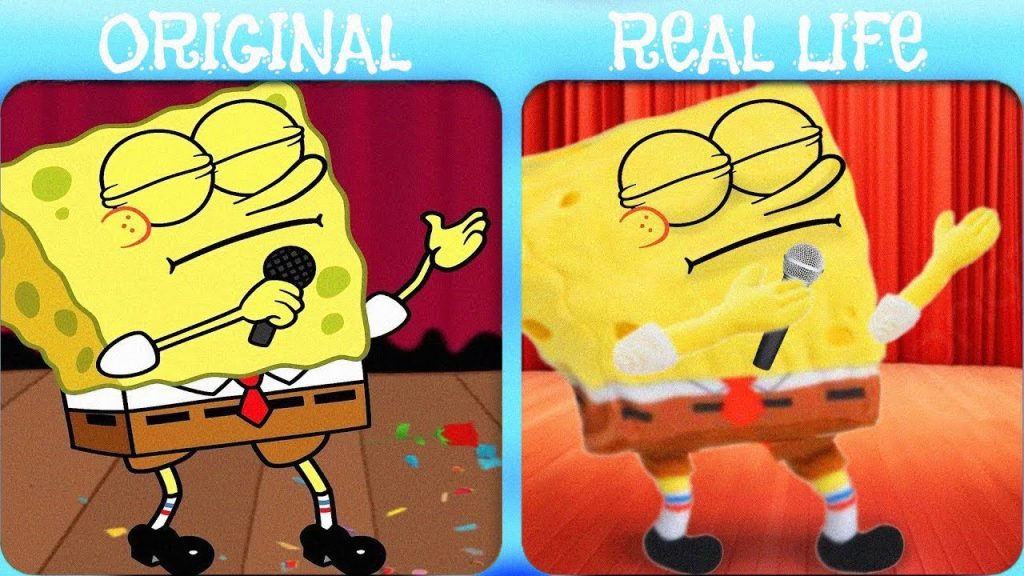 spongebob in real life - Youtube Kids