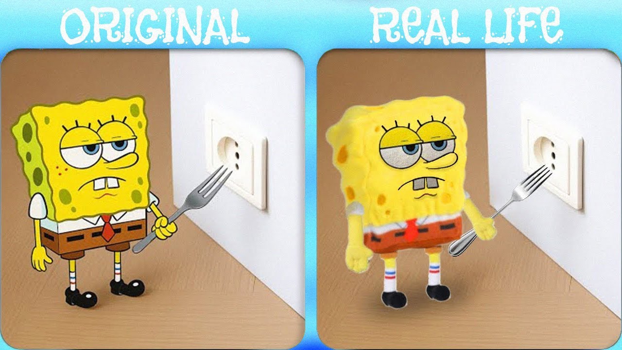spongebob in real life - Youtube Kids
