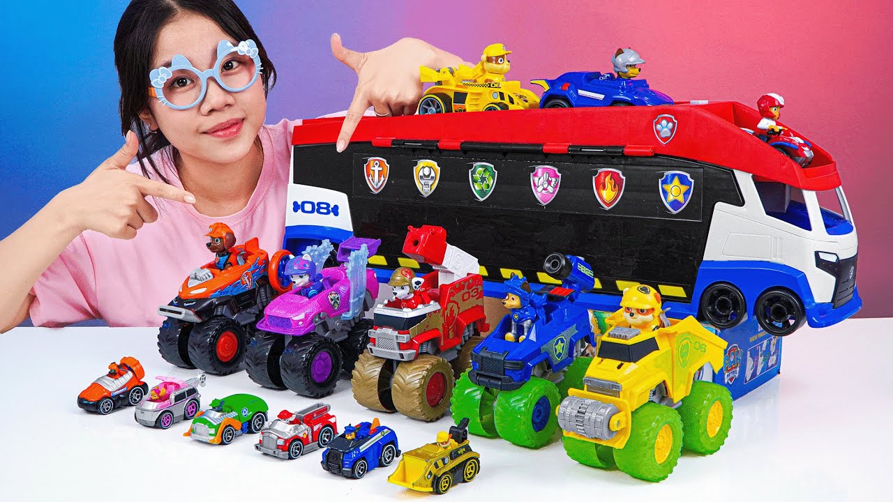 Transforming PAW Patroller Truck Playset - Youtube Kids